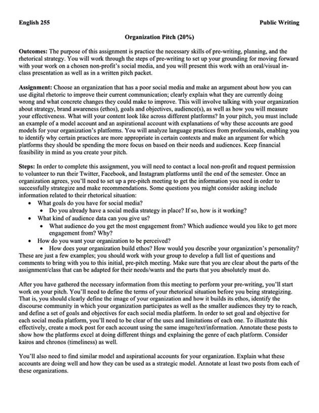 Students, not Consumers: Rethinking Our Assignment Sheet Design, part 1 ...