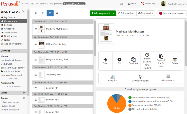 Perusall: Building Community and Confidence in an Online Classroom ...